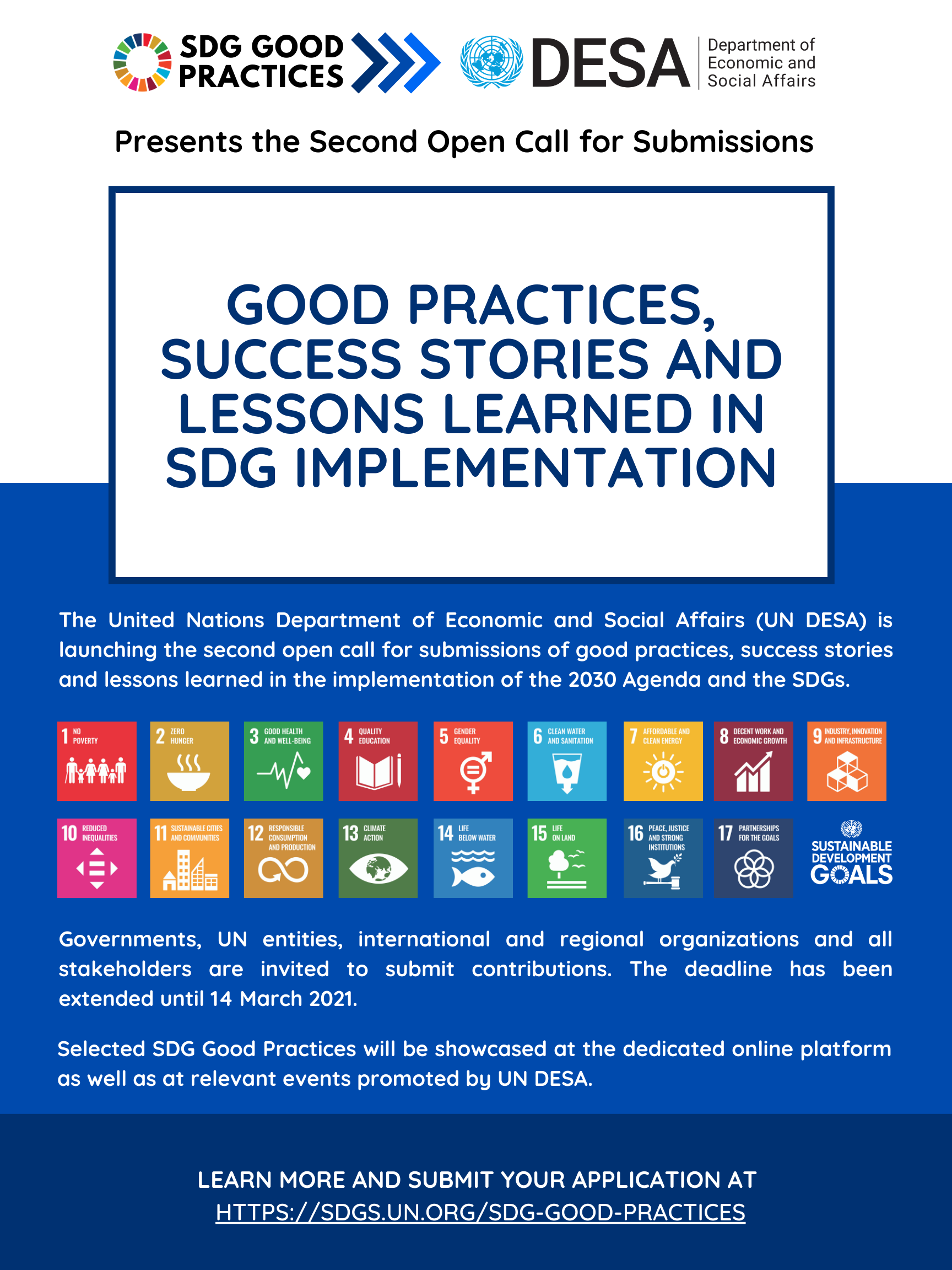 Sdg Good Practices Department Of Economic And Social Affairs